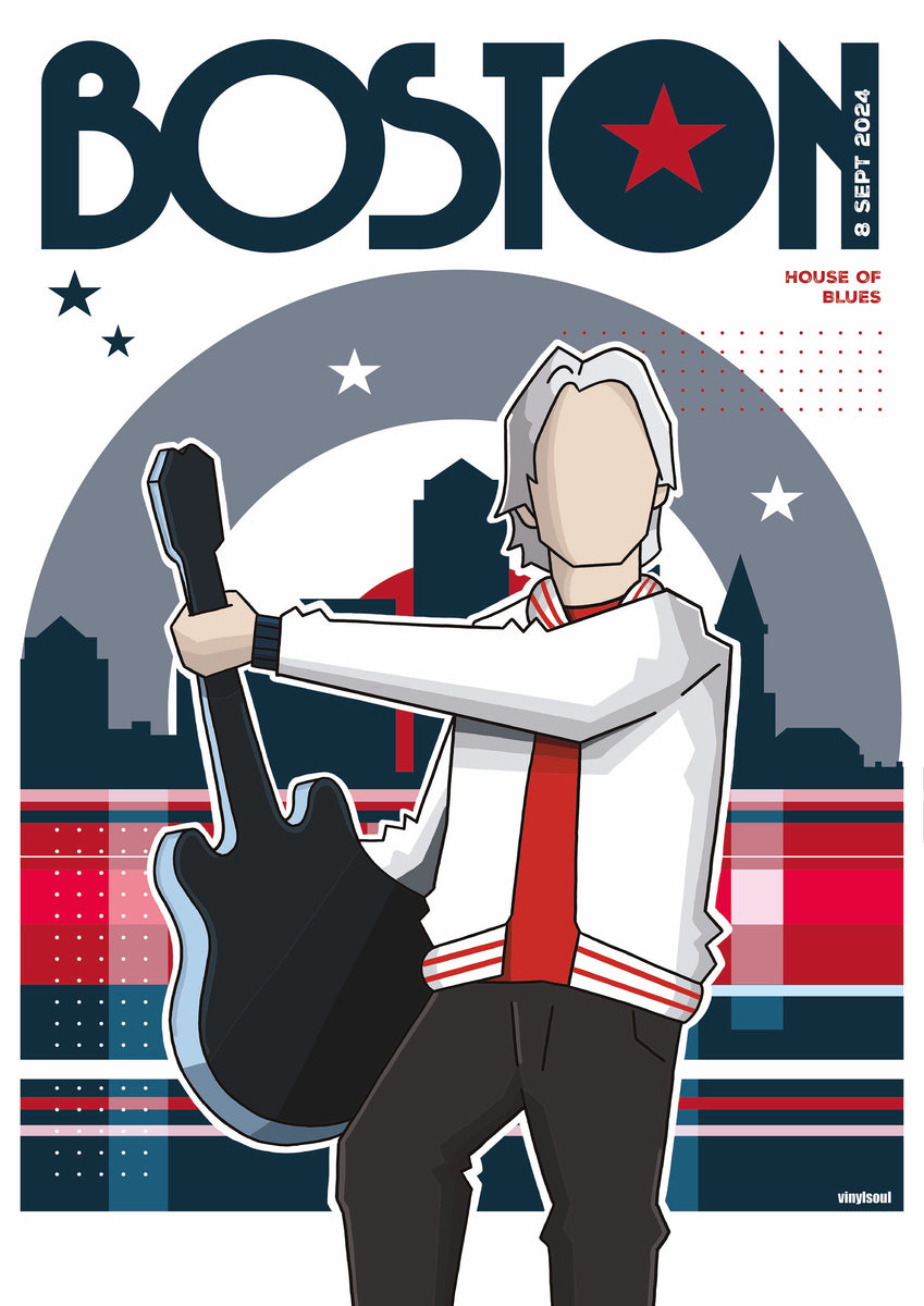 PW Boston Tour Poster – Vinyl Soul