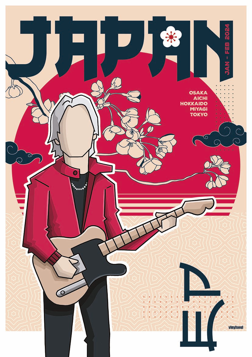 PW Japan Tour Poster – Vinyl Soul